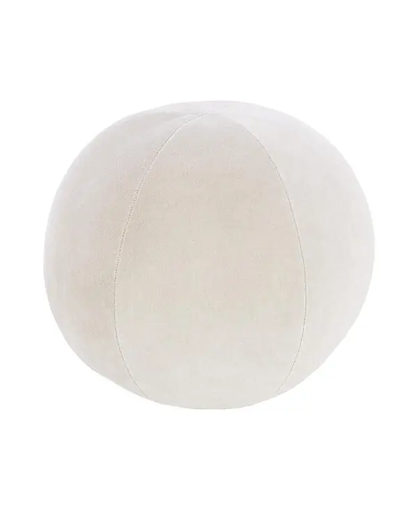 SURYA Bola Decorative Pillow, 12l X 12w - Ivory
