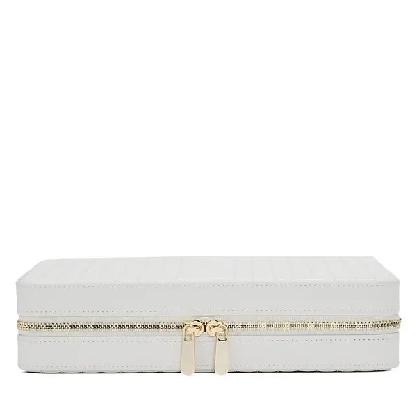Wolf Maria Large Zip Case - White