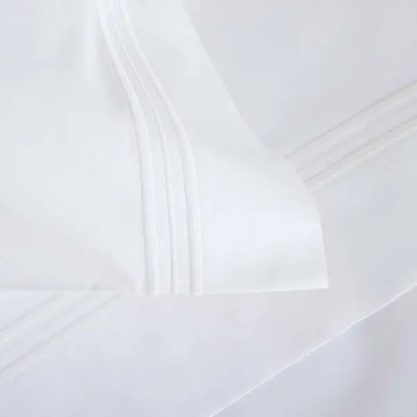 Frette Triplo Popeline Euro Sham - White/milk