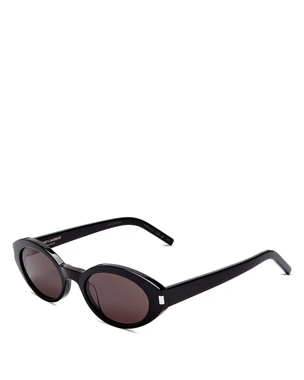 Saint Laurent Icons Cat Eye Sunglasses - Black/gray Solid
