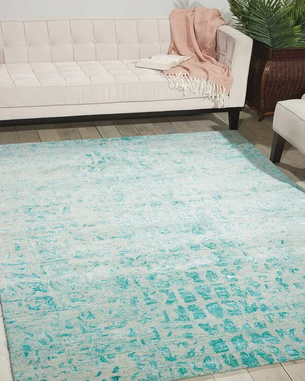 NOURISON HOME Gemstone Gem06 Area Rug, 3'9 X 5'9 - Jade