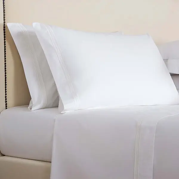 Frette Triplo Popeline Pillowcase King - White/milk