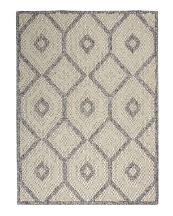 NOURISON HOME Cozumel Czm02 Area Rug, 5'3 X 7'3 - Cream
