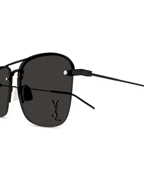 Saint Laurent Monogram Pin Navigator Sunglasses