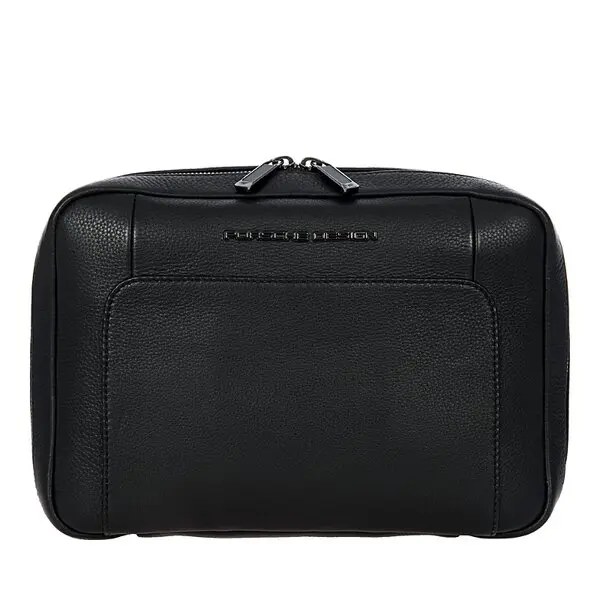 Porsche Design Roadster Leather Washbag - Black