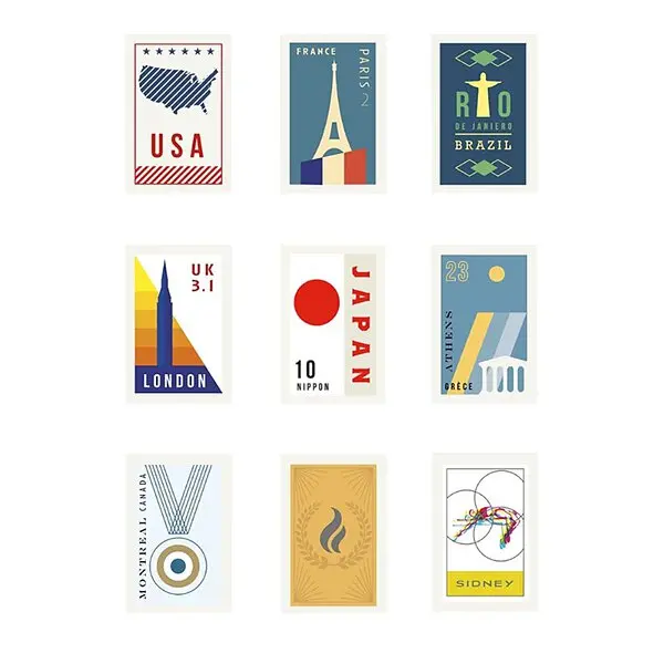 FPM MILANO Country Stickers - Multi
