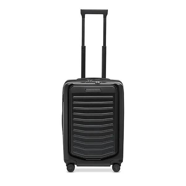 Porsche Design Bric's Roadster Expandable Hardside Spinner Suitcase, 21 - Matte Black