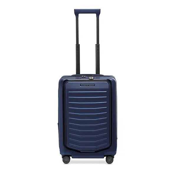 Porsche Design Bric's Roadster Expandable Hardside Spinner Suitcase, 21 - Matte Blue