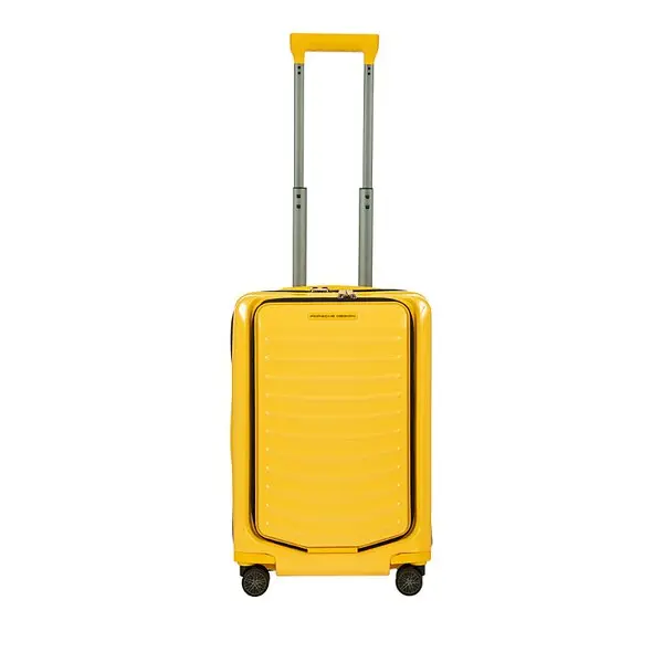 Porsche Design Bric's Roadster Expandable Hardside Spinner Suitcase, 21 - Racing Yellow