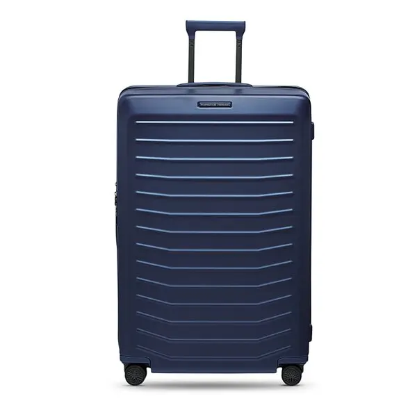 Porsche Design Bric's Roadster Expandable Hardside Spinner Suitcase, 32 - Matte Blue