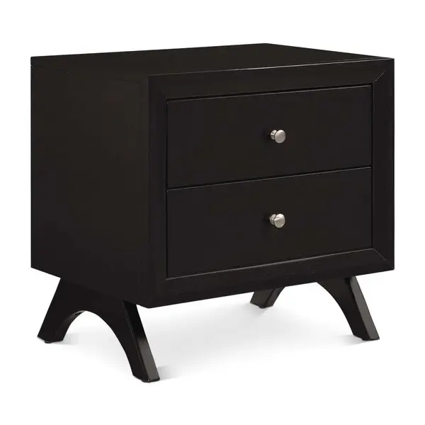 MODWAY Providence Nightstand Or End Table - Walnut