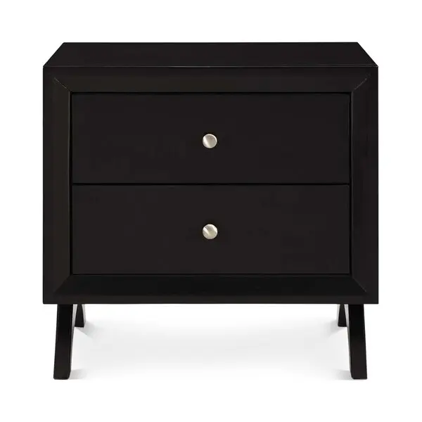 MODWAY Providence Nightstand Or End Table - Walnut