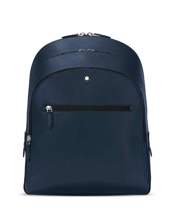 Montblanc Sartorial Medium Leather Backpack - Blue