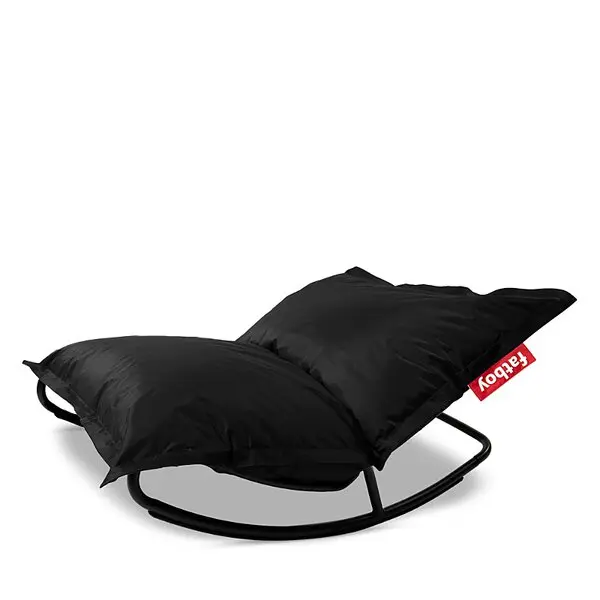 FATBOY Original Slim Bean Bag And Rock N' Roll Bundle - Black