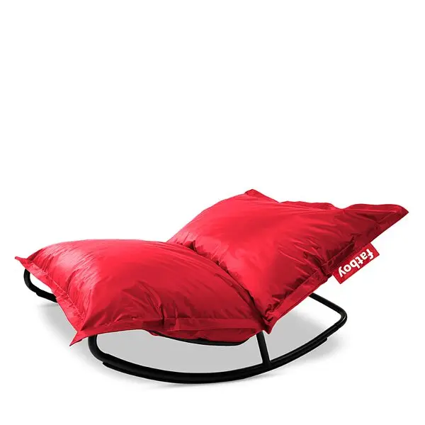 FATBOY Original Slim Bean Bag And Rock N' Roll Bundle - Red