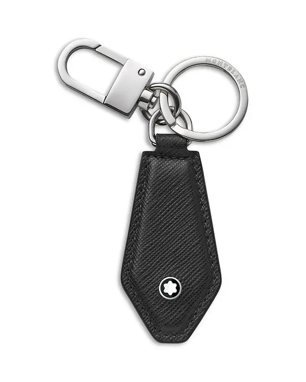Montblanc Sartorial Leather Diamond Shape Key Fob - Black