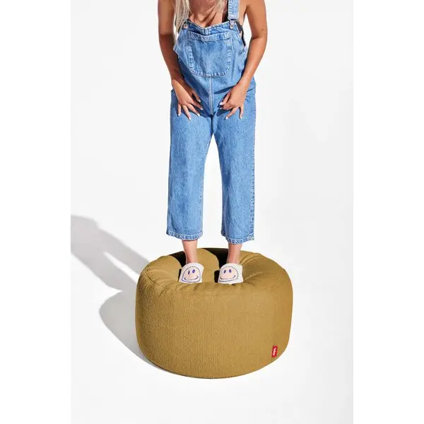 FATBOY Point Large Sherpa Pouf - Cider