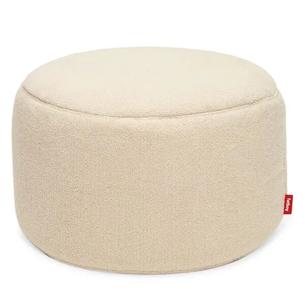 FATBOY Point Large Sherpa Pouf - Ecru