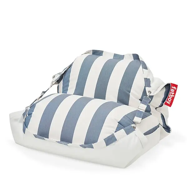 FATBOY Floatzac Floating Bean Bag - Stripe Ocean Blue