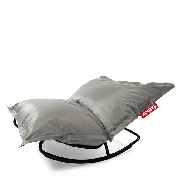 FATBOY The Original Bean Bag Rocking Chair - Silver