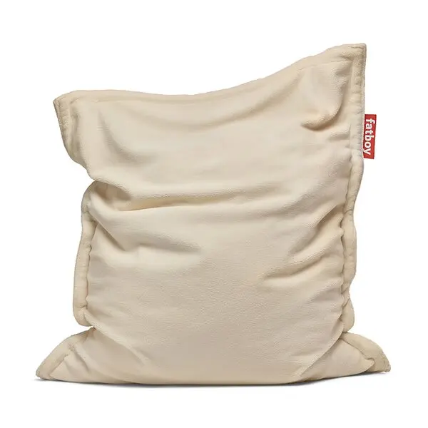 FATBOY Original Slim Teddy Bean Bag - Off White
