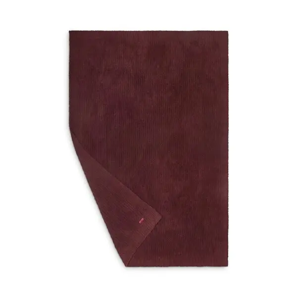 Barefoot Dreams Cozychic Ribbed Throw - Deep Garnet