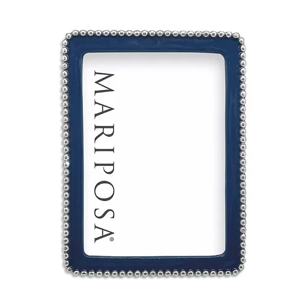 MARIPOSA Beaded 5 X 7 Frame - Blue