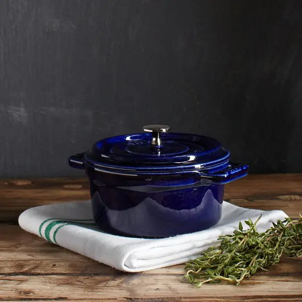 STAUB Mini Round Cocotte, .25 Quarts - Graphite Grey