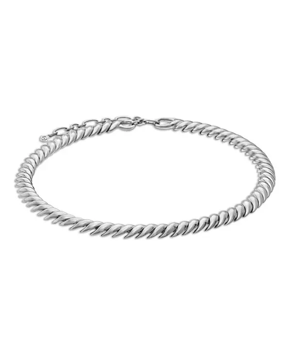 David Yurman Sterling Cable Collar Necklace - Silver