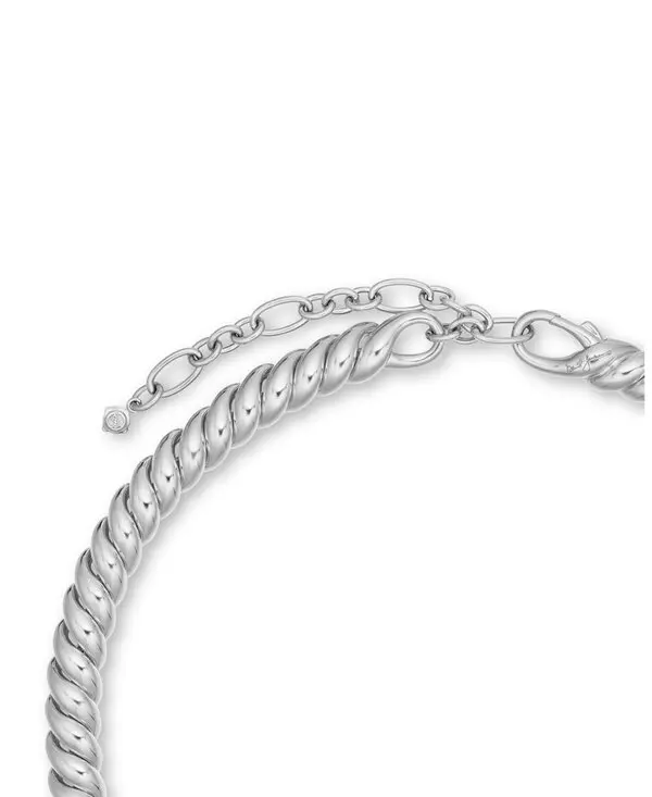 David Yurman Sterling Cable Collar Necklace - Silver
