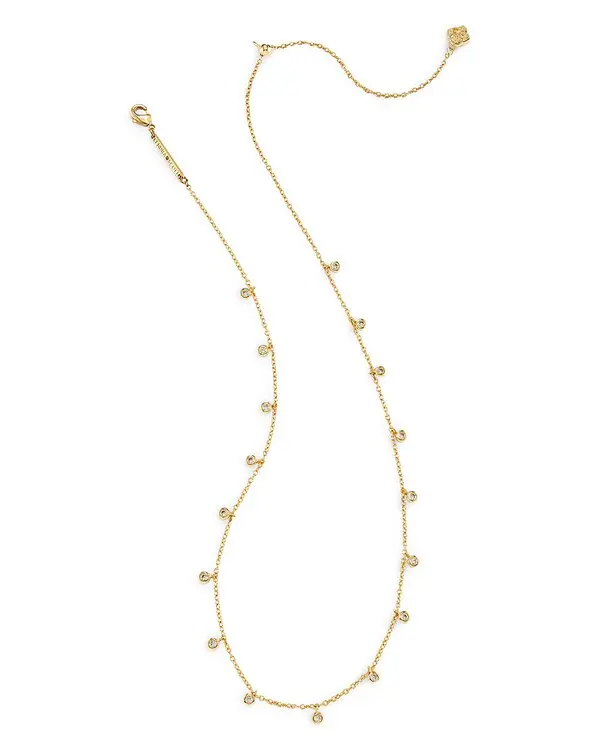 Kendra Scott Amelia Fringe Chain Necklace - Gold Metal