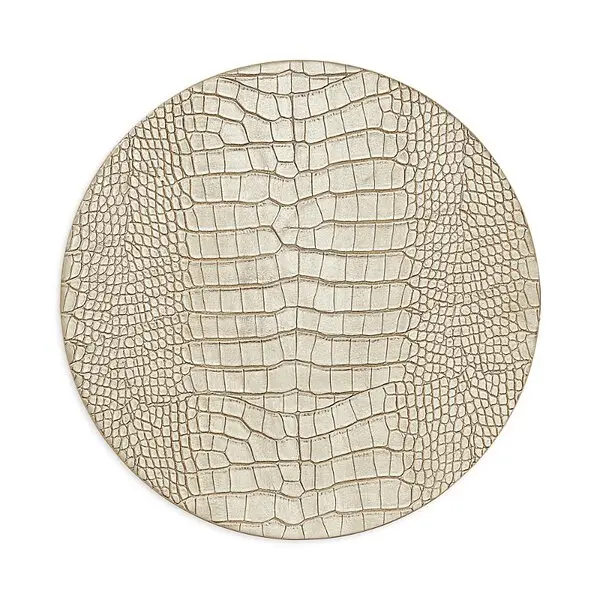KIM SEYBERT Croco Placemat - Gold