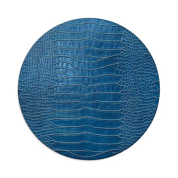 KIM SEYBERT Croco Placemat - Sapphire