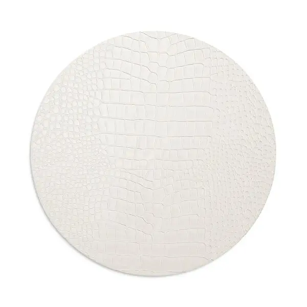 KIM SEYBERT Croco Placemat - White