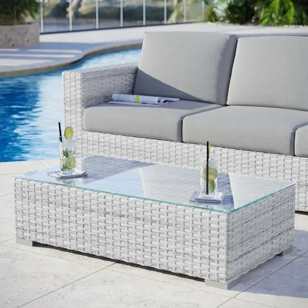 MODWAY Convene Outdoor Patio Coffee Table