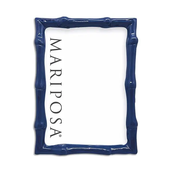 MARIPOSA Bamboo-look 5 X 7 Frame - Blue