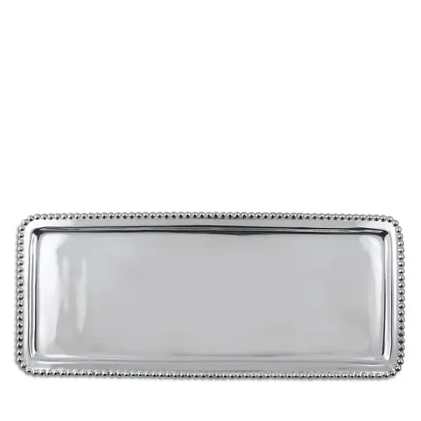 MARIPOSA Beaded Long Serving Tray