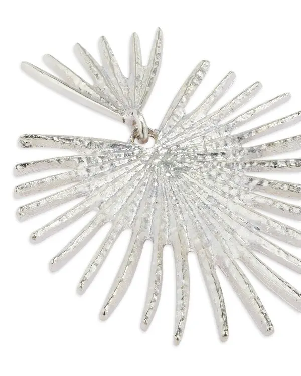 KENNETH JAY LANE Fan Earrings - Silver