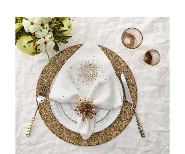 KIM SEYBERT Starburst Napkin Ring - Gold