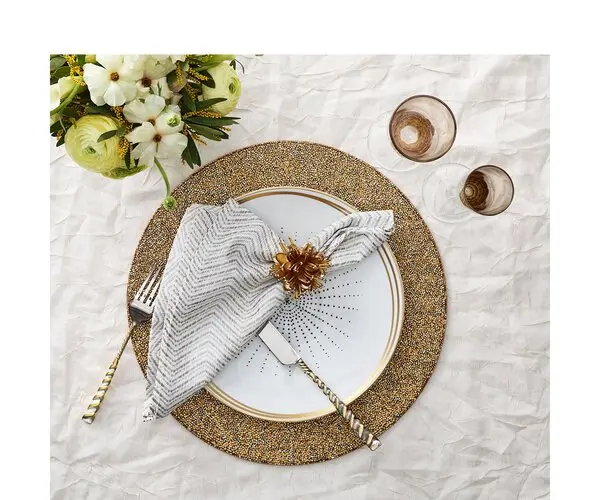 KIM SEYBERT Starburst Napkin Ring - Gold