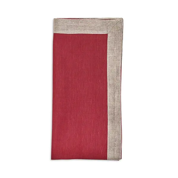 KIM SEYBERT Dip Dye Napkin - Red