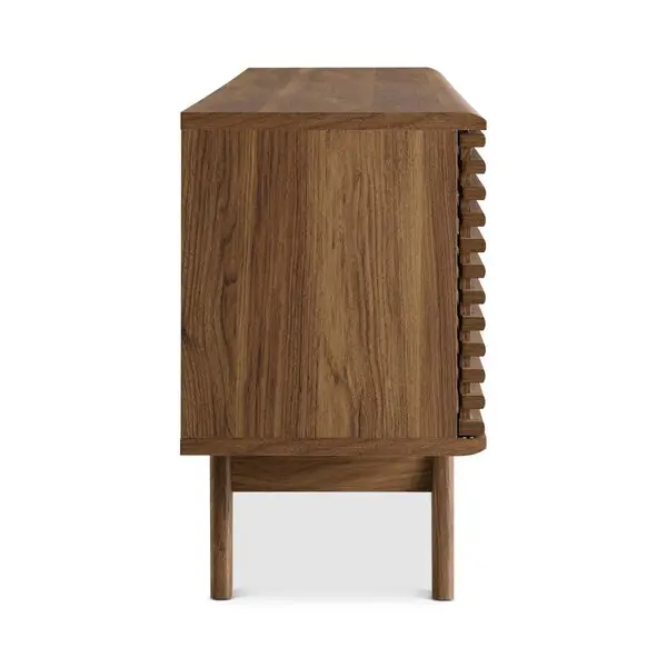 MODWAY Render 71 Media Console Tv Stand - Walnut