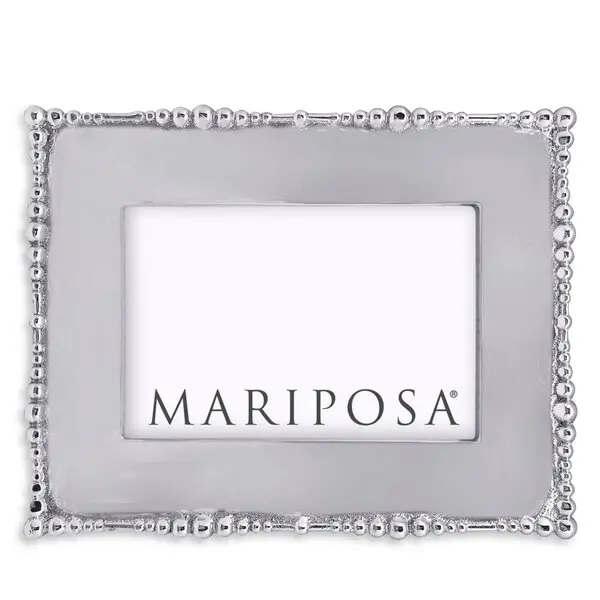 MARIPOSA Pearl Drop Engravable Frame, 4 X 6