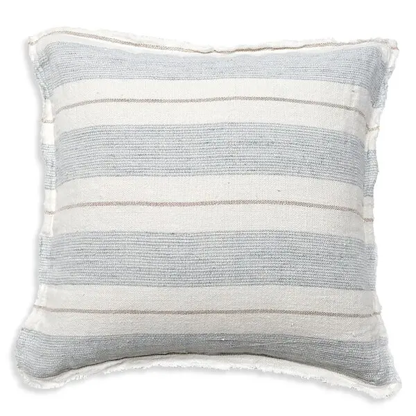 POM POM AT HOME Laguna Striped Decorative Pillow, 20 X 20 - Ocean/natural