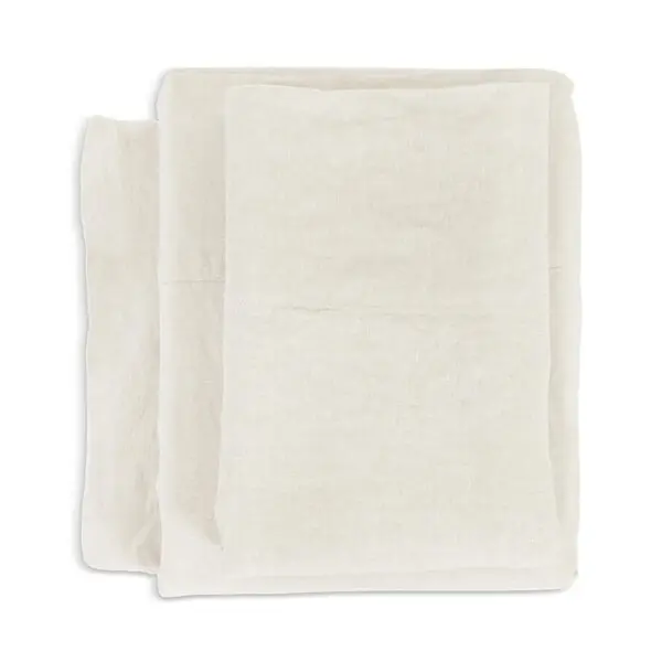 POM POM AT HOME Linen Sheet Set, Queen - Cream