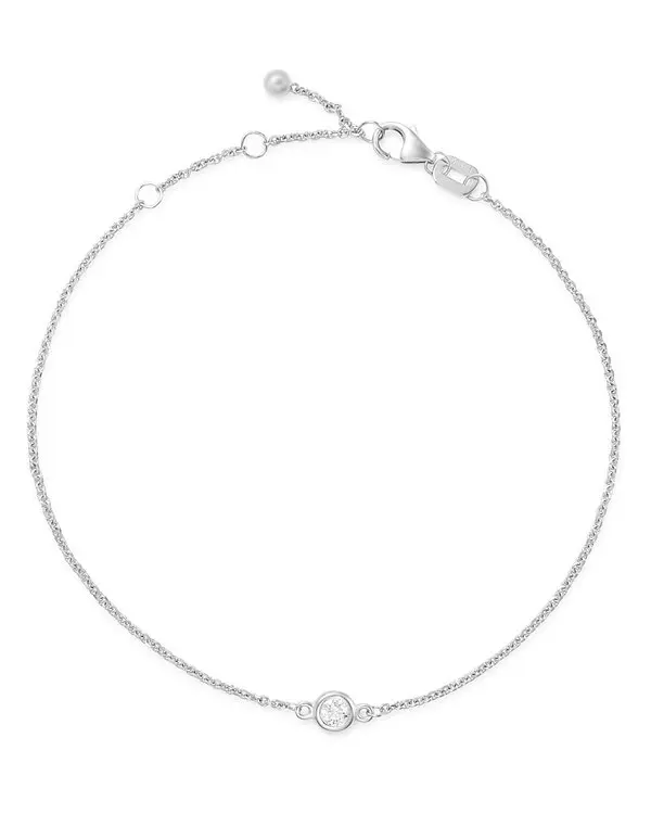Bloomingdale'S Diamond Bezel Set Bracelet - White