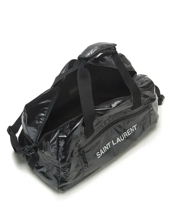 Saint Laurent Nuxx Nylon Ripstop Duffel Bag - Black/Multi