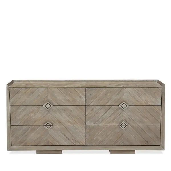 CARACOLE Naturally Dresser - Ash Driftwood/sundance Gold Finish