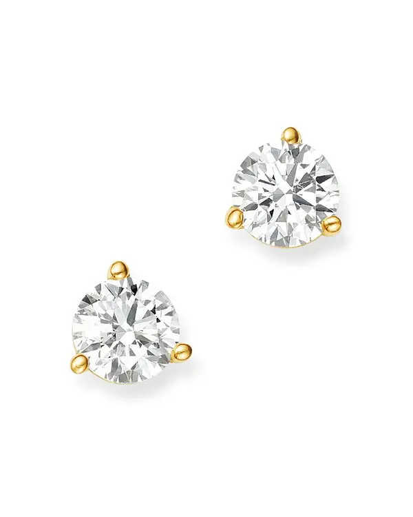Bloomingdale'S 0.50 Tcw Certified Diamond Stud Earrings - White/gold