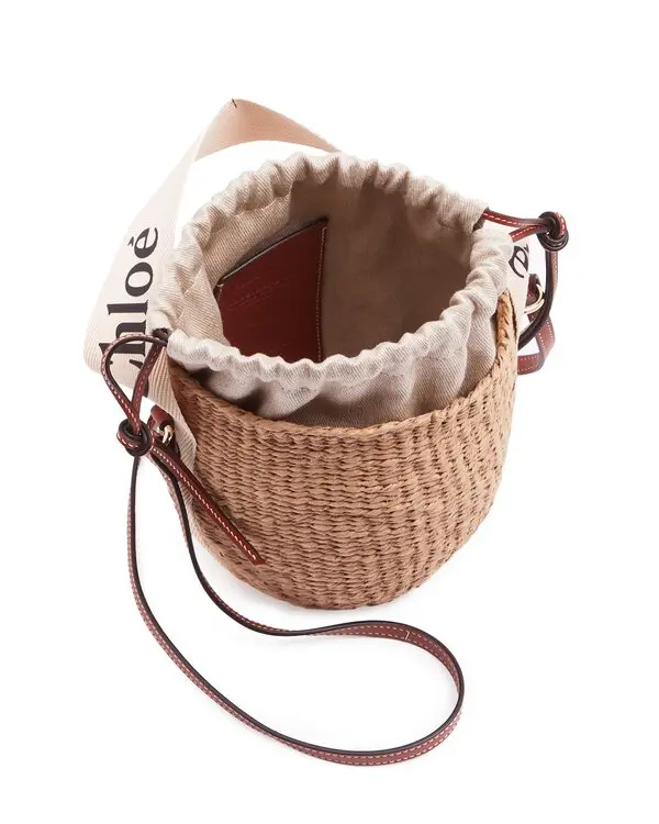 Chloé X Mifuko Woody Small Basket Bag - White